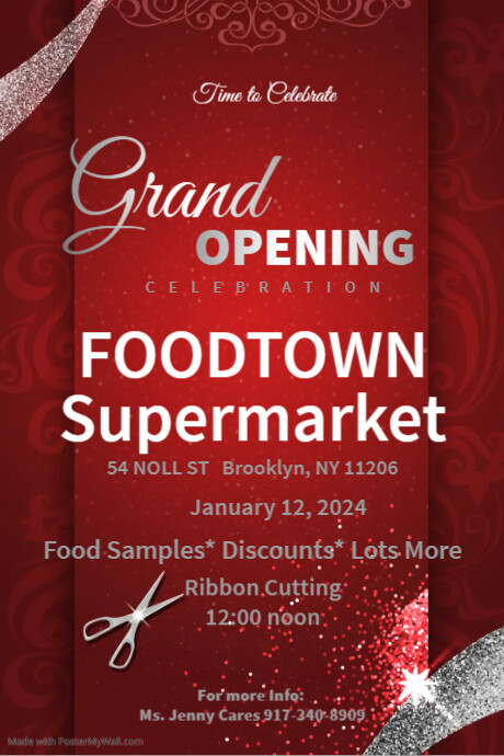 Grand opening event | PosterMyWall