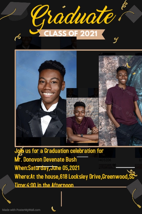 Copy of Graduation Announcement Poster Template | PosterMyWall