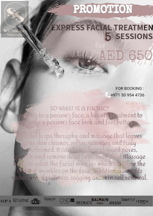 FACIAL | PosterMyWall