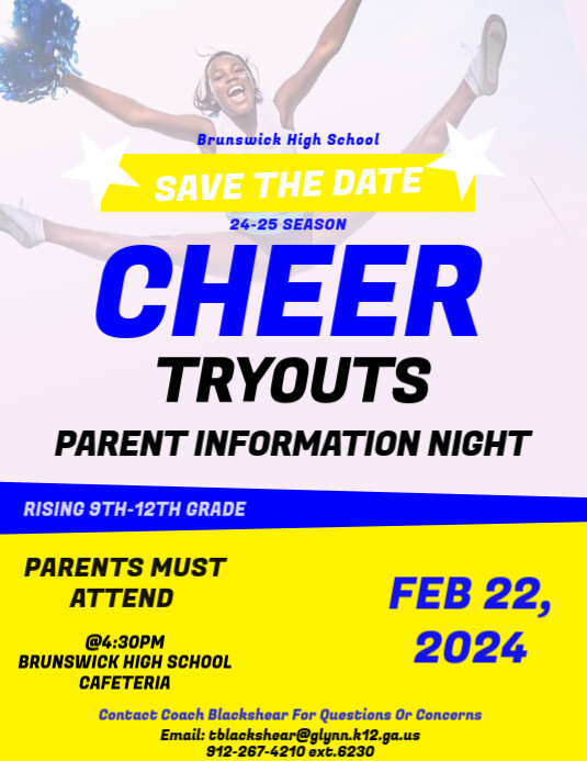 Cheer Camp Flyer Template | PosterMyWall