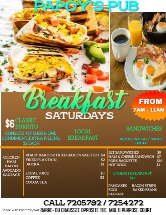 Copy of Breakfast Deal Flyer | PosterMyWall