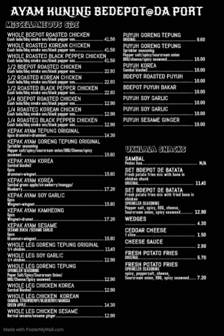 Copy of Salinan Salinan Salinan Simple Restaurant Menu Template ...