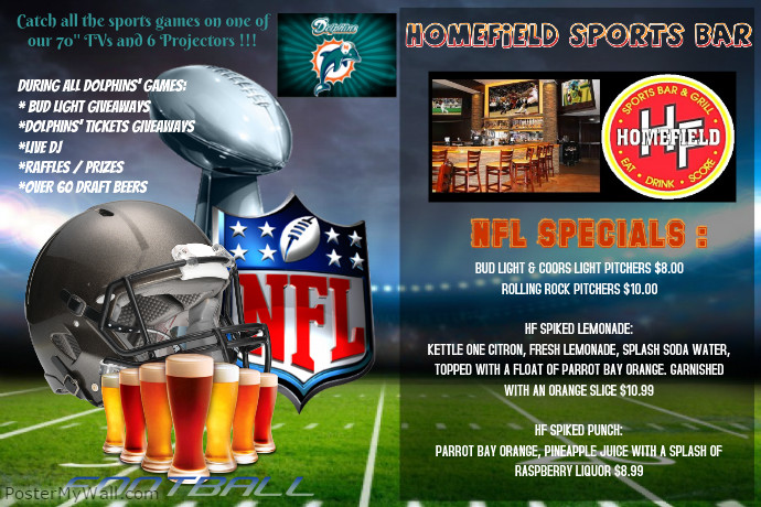 NFL SPECIALS !!! | PosterMyWall