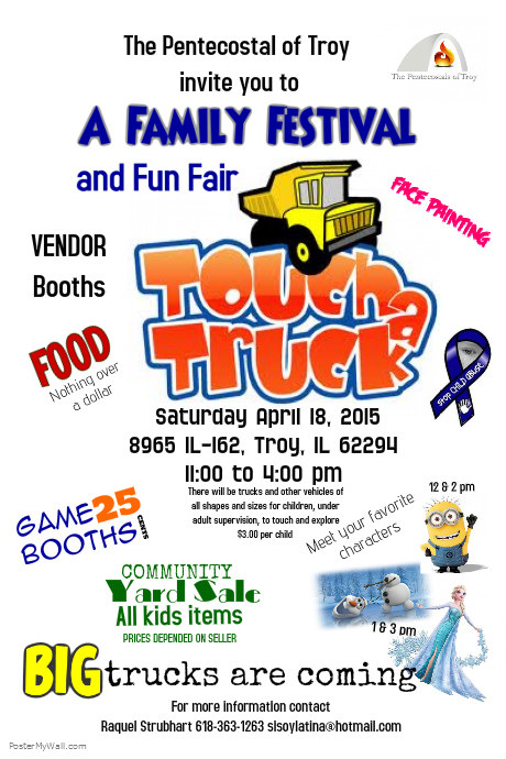 Touch a Truck April 2015 | PosterMyWall