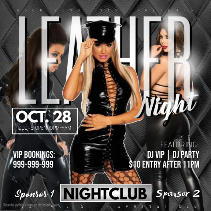 Leather Party Poster | PosterMyWall