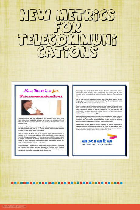 New Metrics for Telecommunications | PosterMyWall