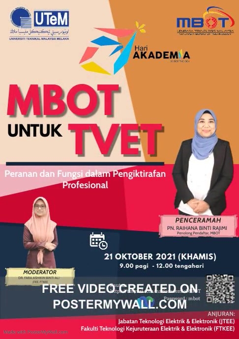 MBOT untuk TVET | PosterMyWall