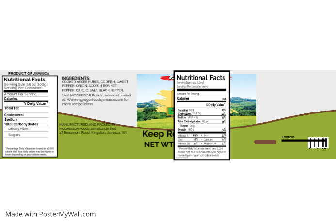 Matcha Oatmeal Cookies Label (2) | PosterMyWall