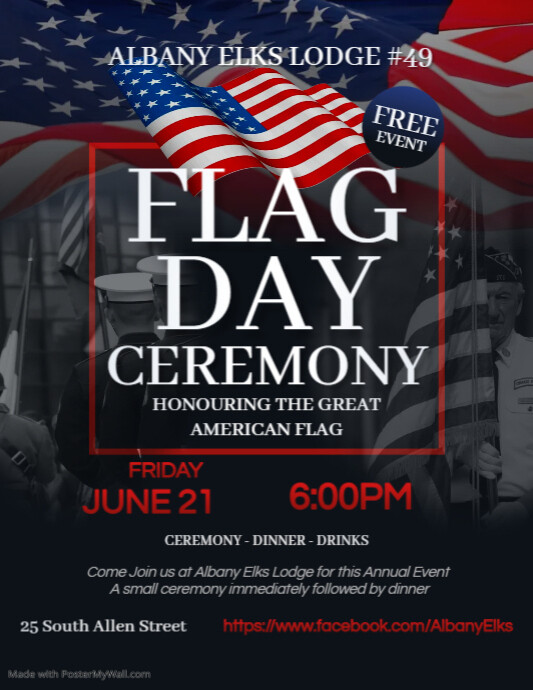 Copy of National Flag Day Flyer | PosterMyWall