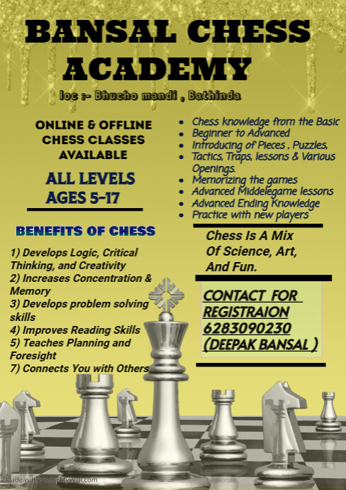Chess Club | PosterMyWall