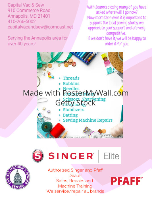 SEWING CLASSES | PosterMyWall