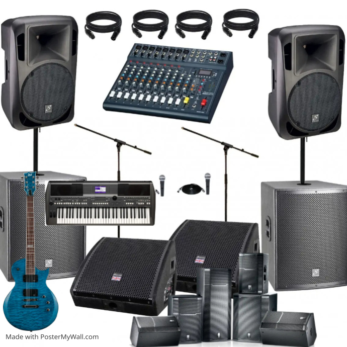 Copy of -INSTRUMENTS AND SOUND HIRING POSTER | PosterMyWall