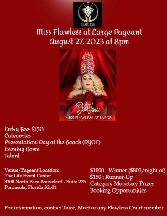 Pageant FLYER 3 | PosterMyWall