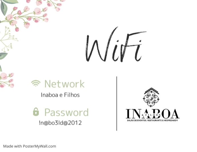 wifi access template design | PosterMyWall