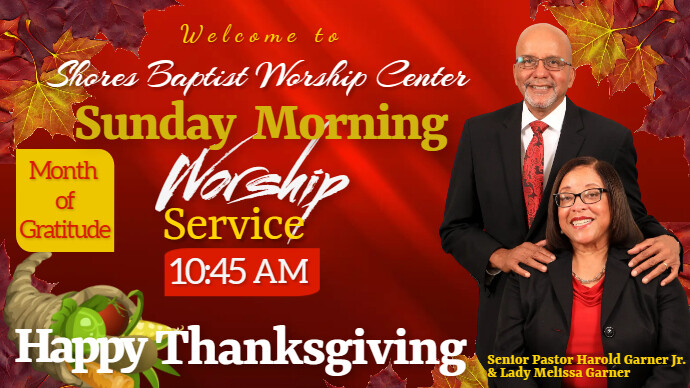 CHURCH THANKSGIVING SERVICE ONLINE TEMPLATE | PosterMyWall