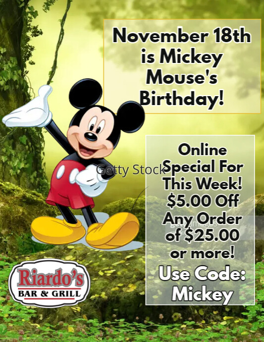 Mickey Mouse | PosterMyWall