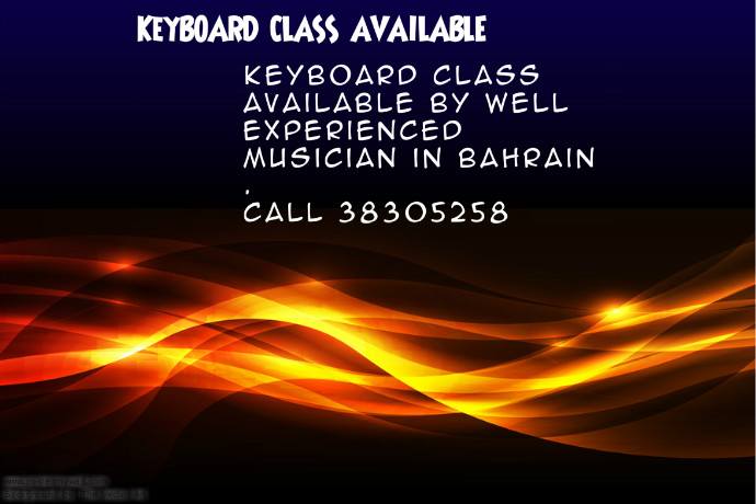 Copy of KEYBOARD CLASS | PosterMyWall