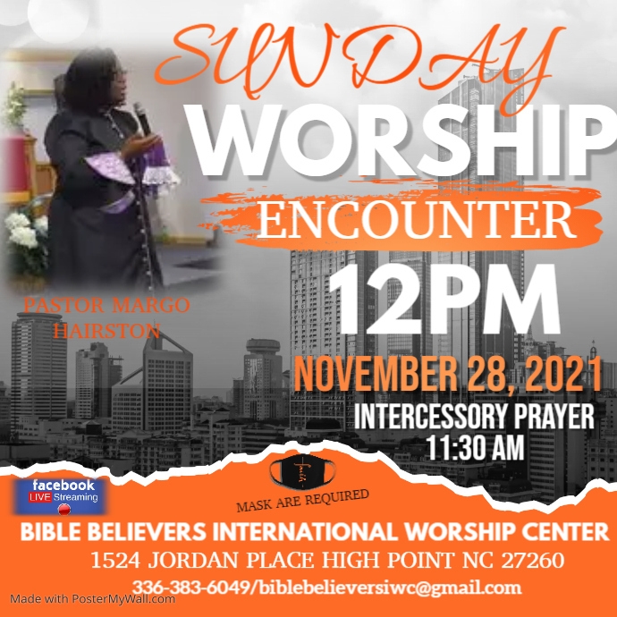 Copy of Church, Praise and Worship, revival | PosterMyWall