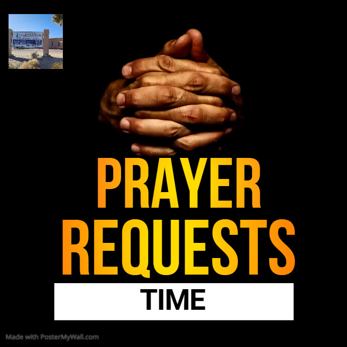 Prayer Requests time Oct 26th | PosterMyWall