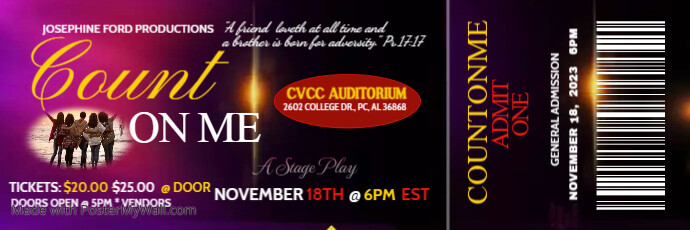 modern party ticket template design (4) | PosterMyWall