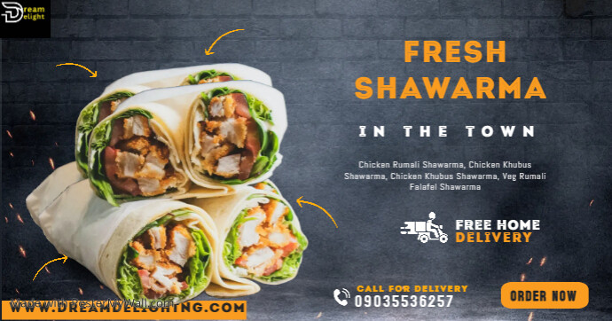 Restaurant Facebook Shared Post | PosterMyWall