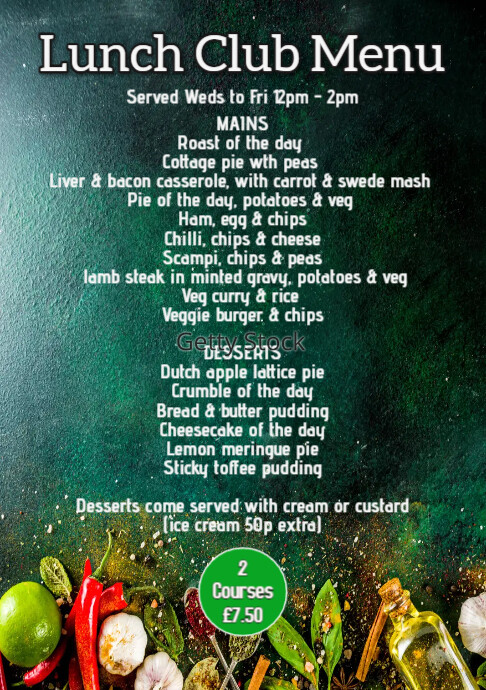 Daily Menu Template A4 Restauran | PosterMyWall