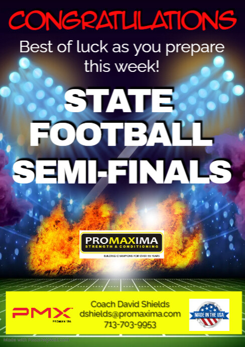 football final match ad design flyer | PosterMyWall