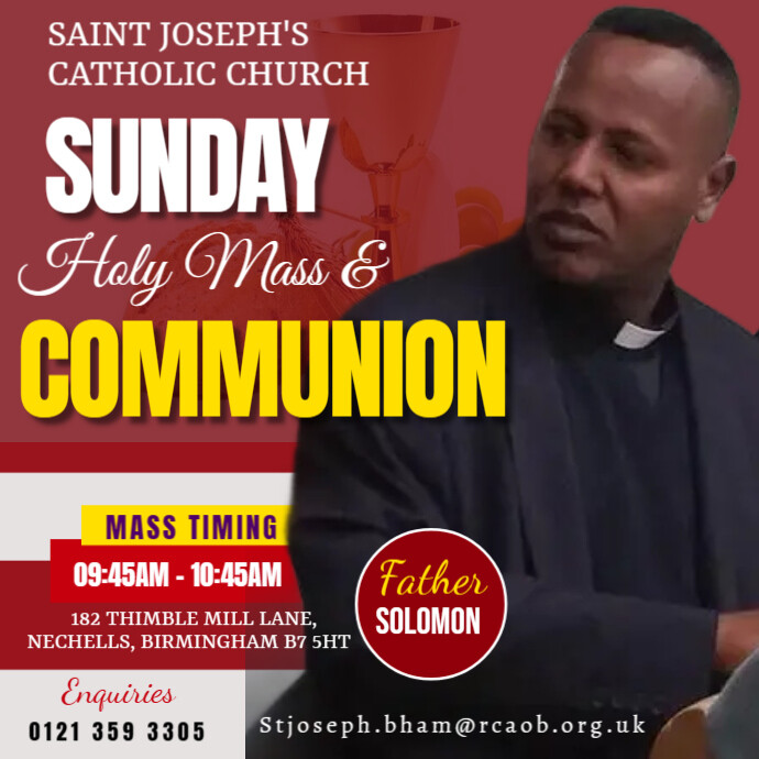 St Joseph's Church Nechells (1) | PosterMyWall