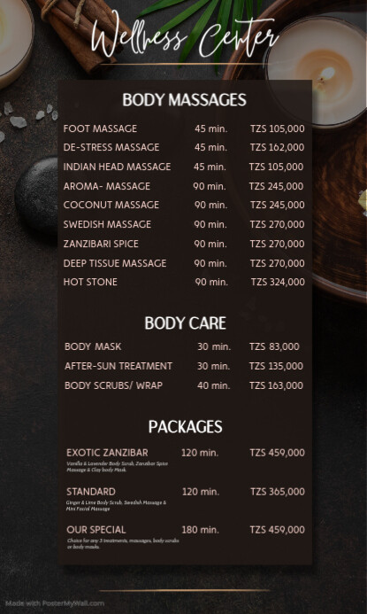 Spa Banner | PosterMyWall