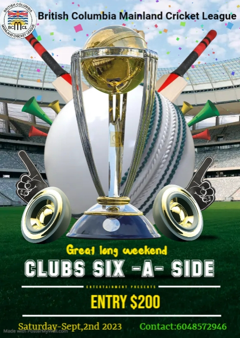 Copy of Cricket | PosterMyWall