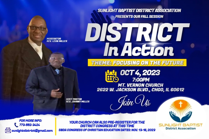 DISTRICT IN ACTION FALL | PosterMyWall