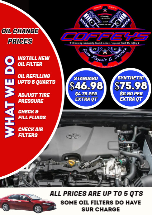 Copy of Oil Change Services Flyer (2) | PosterMyWall