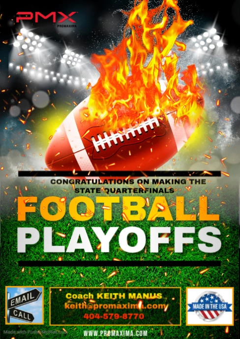 Football Final Game Flyer (1) | PosterMyWall