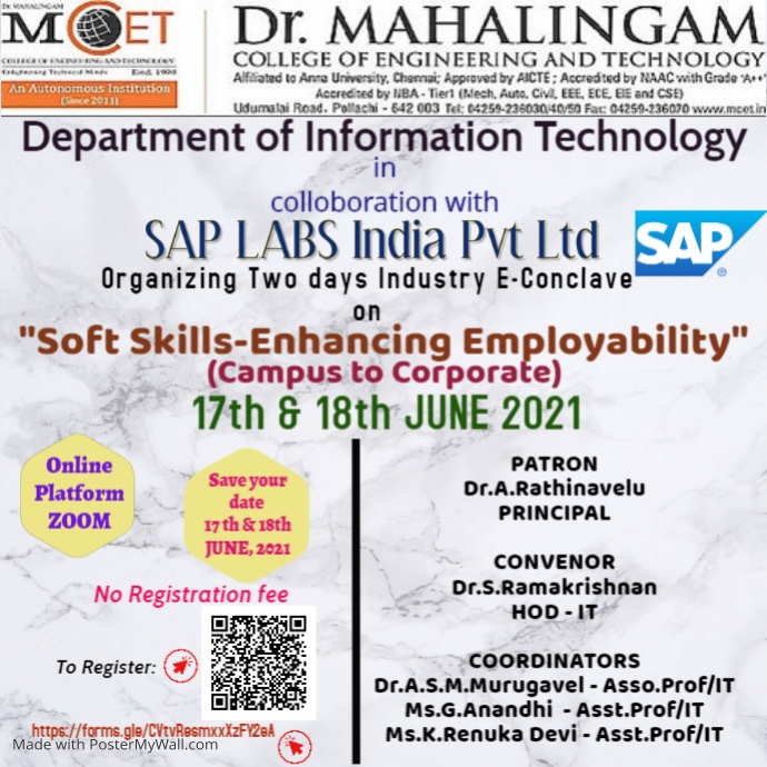 SAP E-Conclave Poster page1 | PosterMyWall