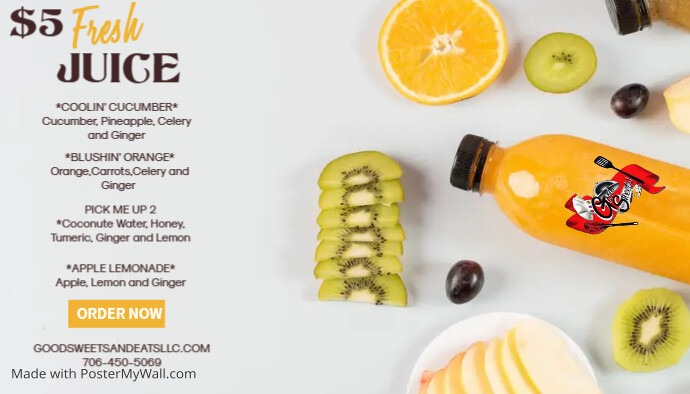 Fresh Juice Business Card | PosterMyWall