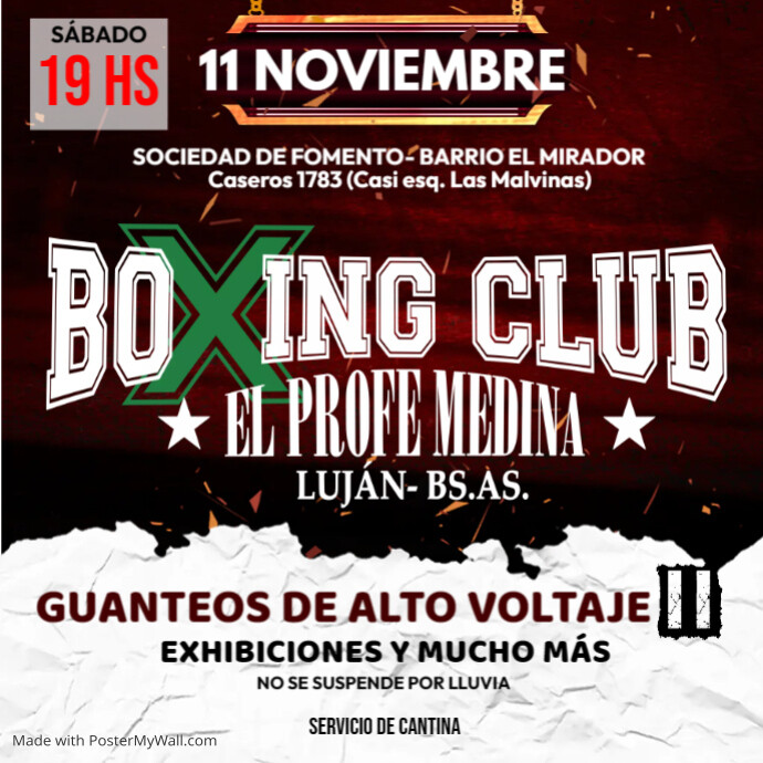 Boxing Brochure (1) | PosterMyWall
