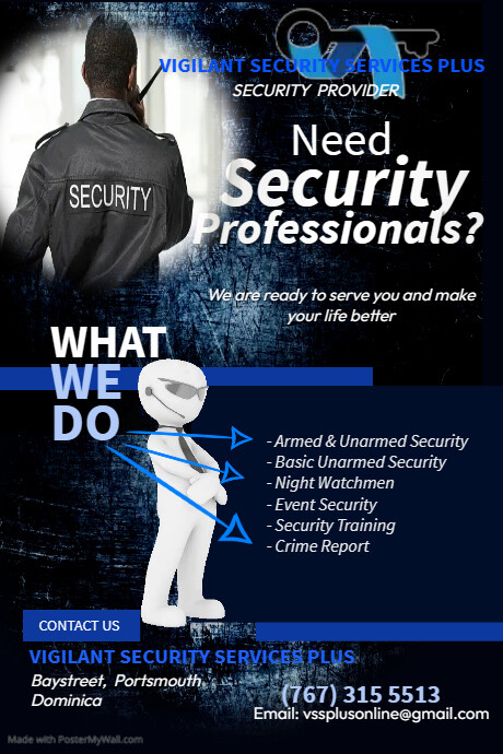 Security Company Flyer | PosterMyWall