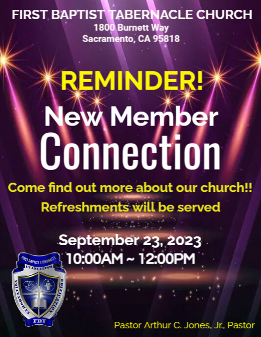 Copy of New Members Appreciation - 8-26-2023 | PosterMyWall