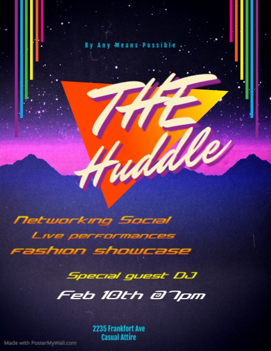 Copy of Miami Night Flyer | PosterMyWall