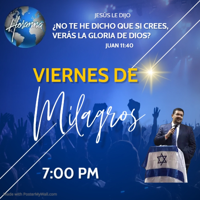 Copia de miracle service poster | PosterMyWall