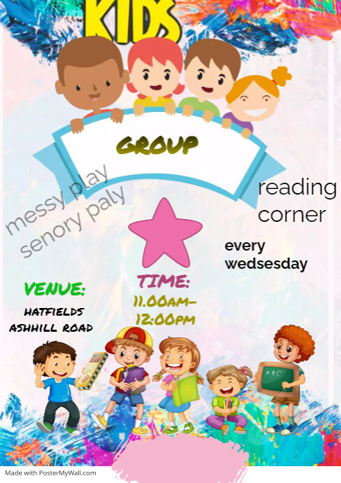 KIDS FUN DAY POSTER | PosterMyWall