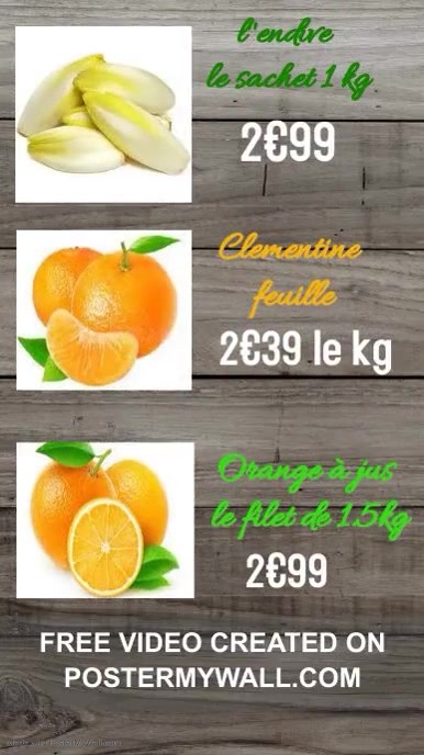 Copy of Copie de Vegetables flyer | PosterMyWall