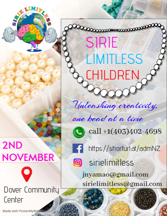 jewelry making beading class flyer template | PosterMyWall