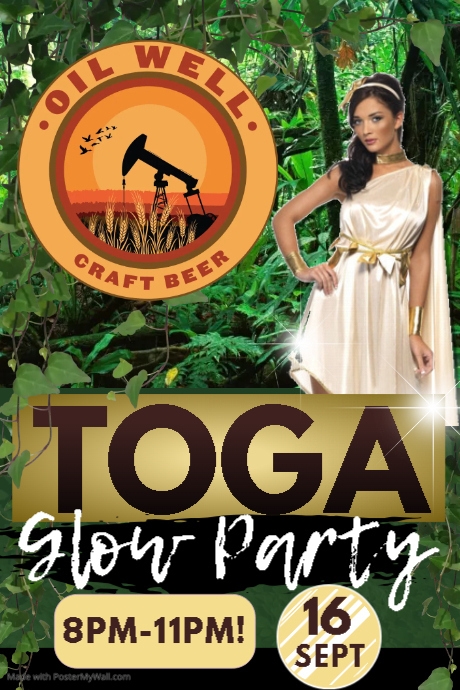 Toga Club Party Poster | PosterMyWall