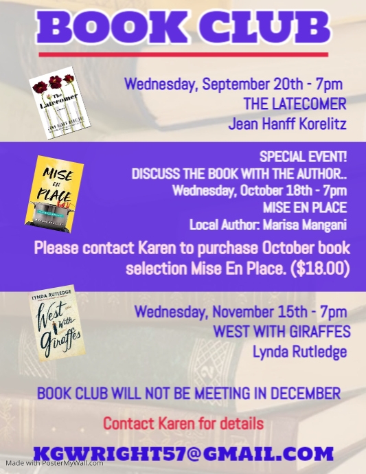 Book Club Flyer Template (1) | PosterMyWall
