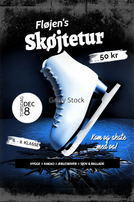 Ice Skating Event Flyer Design Template | PosterMyWall
