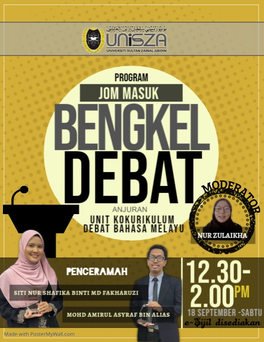 Copy of Debate Club | PosterMyWall