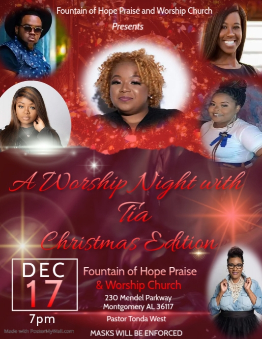 Copy of Copy of christmas cantata flyer | PosterMyWall