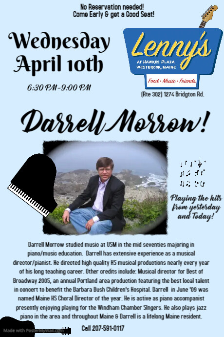 Darrell Morrow | PosterMyWall