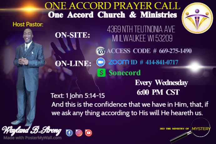 Copy of Copy of PRAYER CALL | PosterMyWall